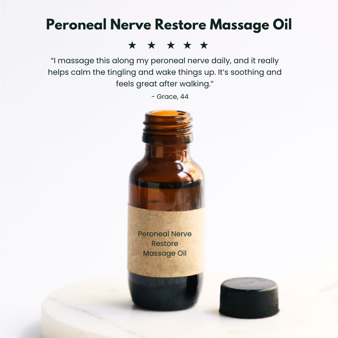 Peroneal Nerve Restore Massage Oil - Massage to awaken nerve signals ...